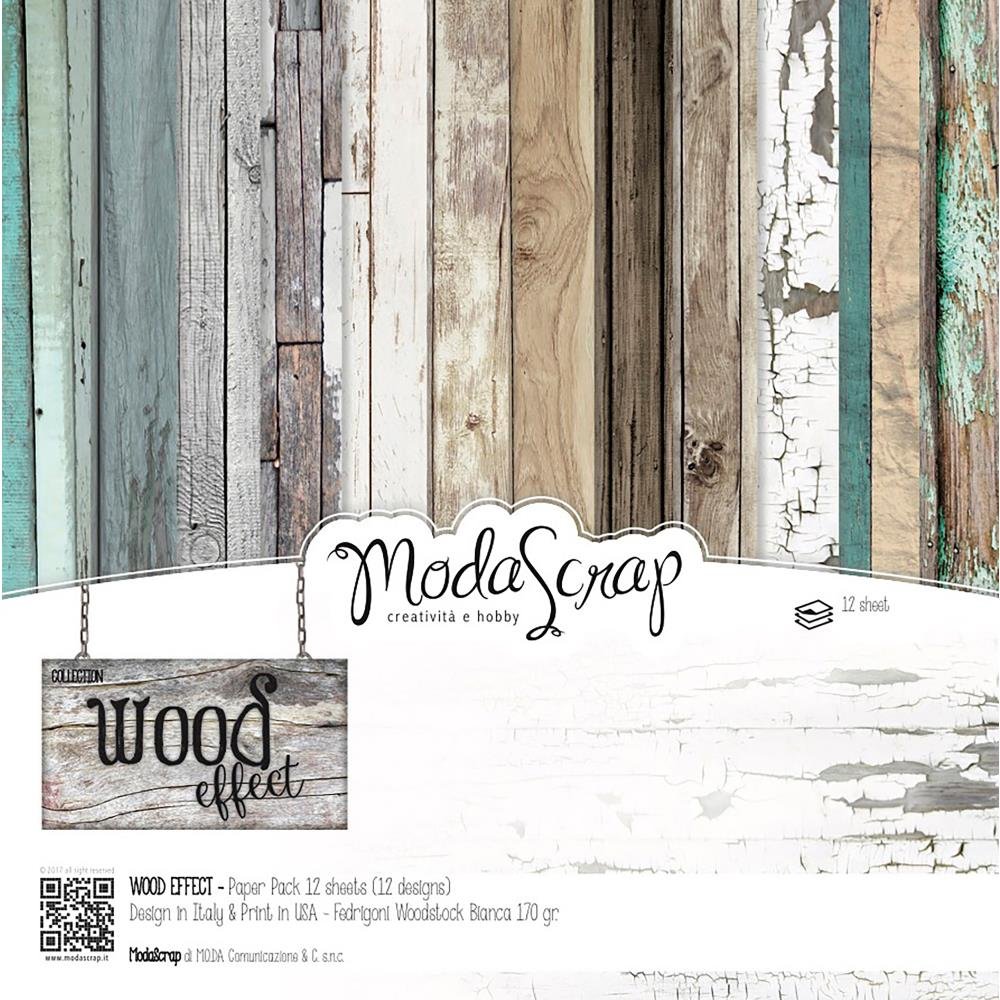 ModaScrap - Wood Effect Paper Pack