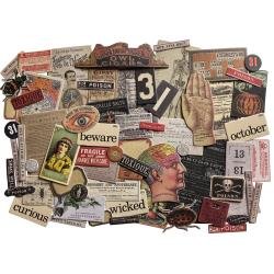 Tim Holtz Idea-ology - Halloween Snippets Ephemera Pack