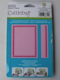 Cuttlebug - Pinking Stitch Embossing Folders